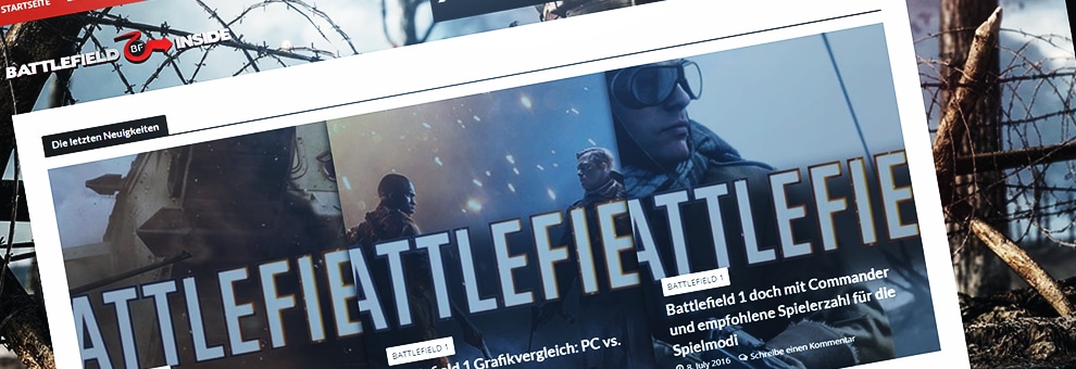 Battlefield-Inside.de hat ein neues Aussehen