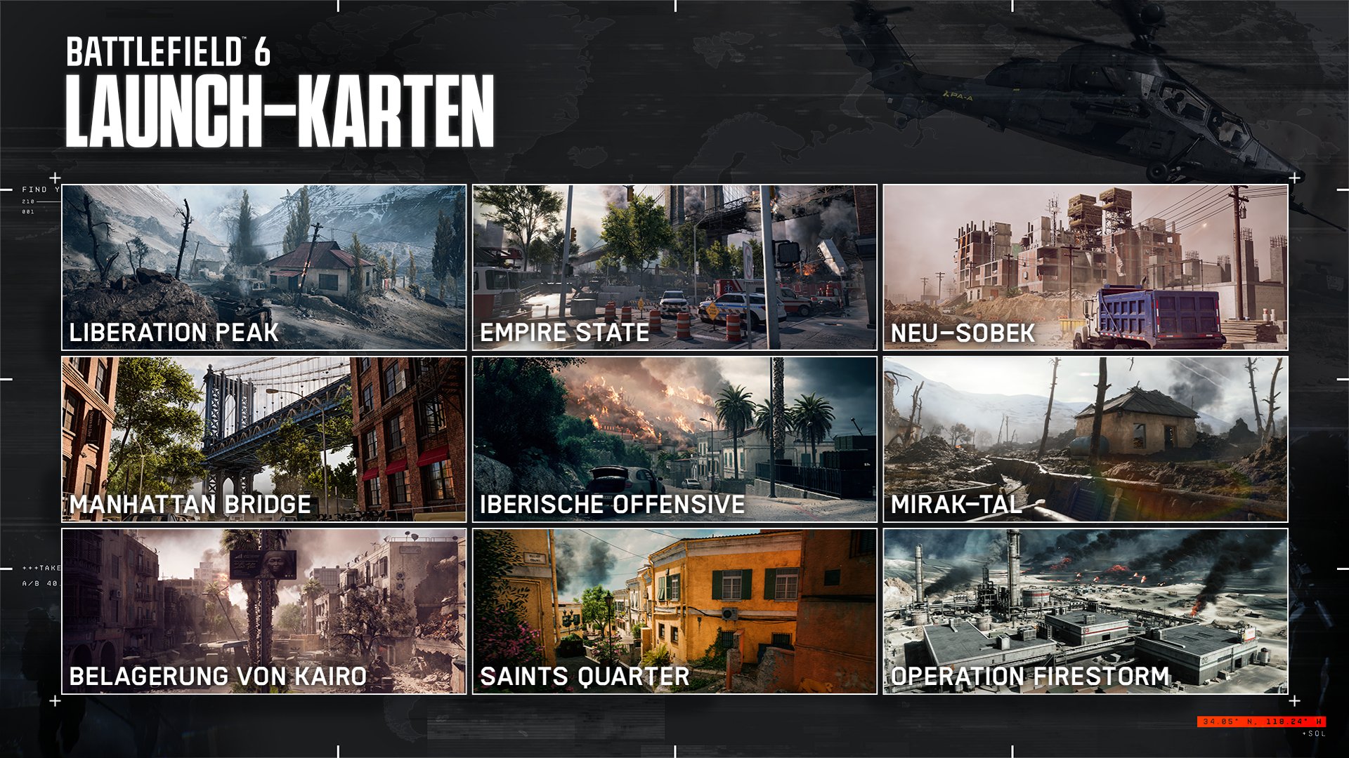 Die Battlefield 6 Multiplayer Maps im Überblick